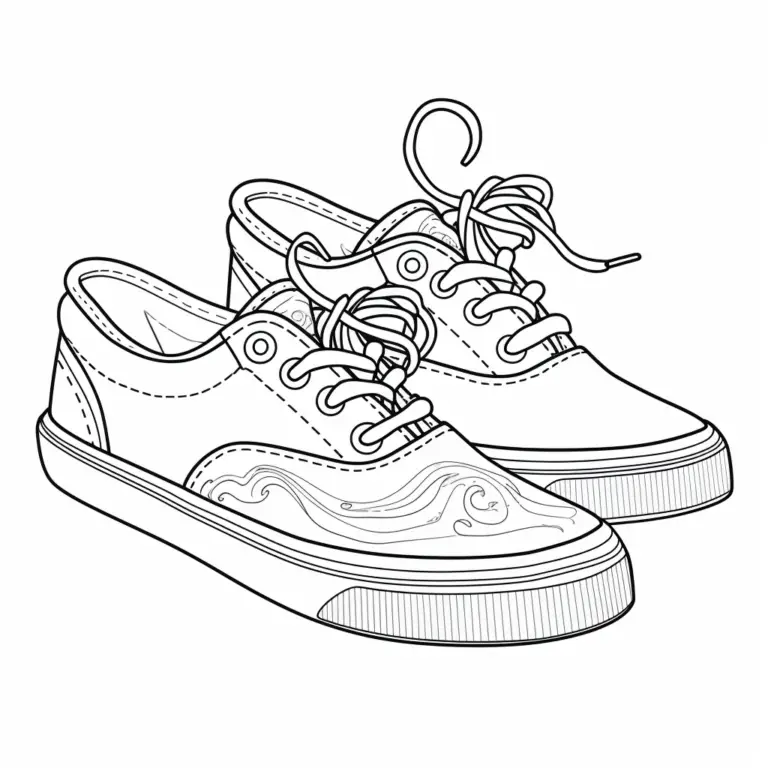 Buty kolorowanka - różne malowanki z butami